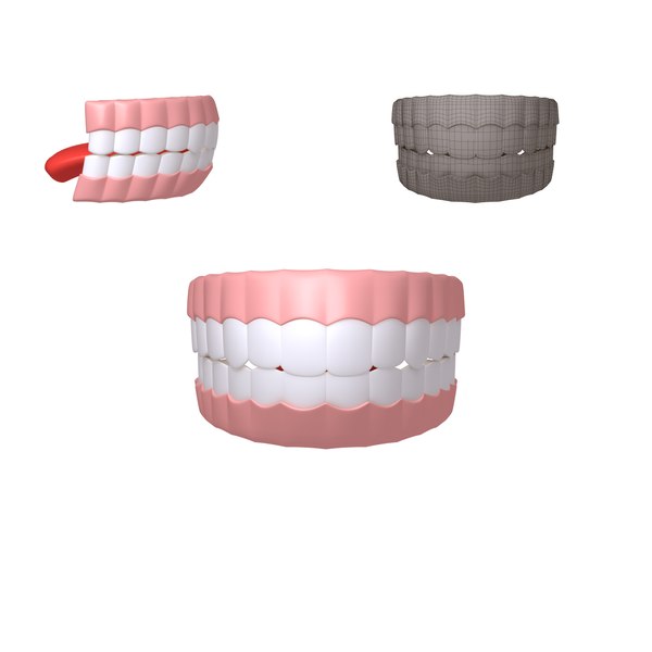 Cartoon Tooth 3D Models for Download | TurboSquid