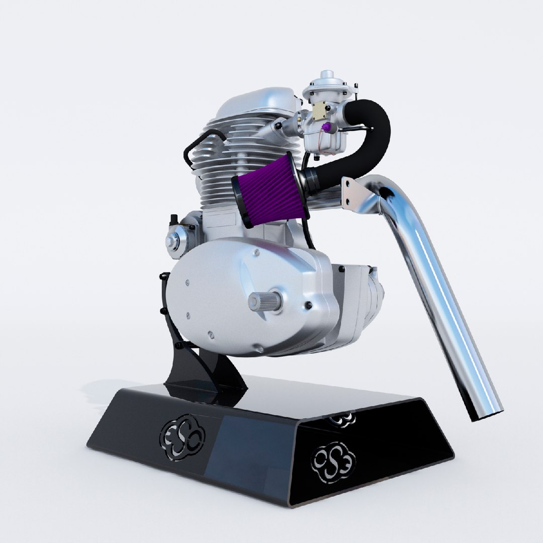 Jawa ESo-500 Engine 3D Model - TurboSquid 1986598