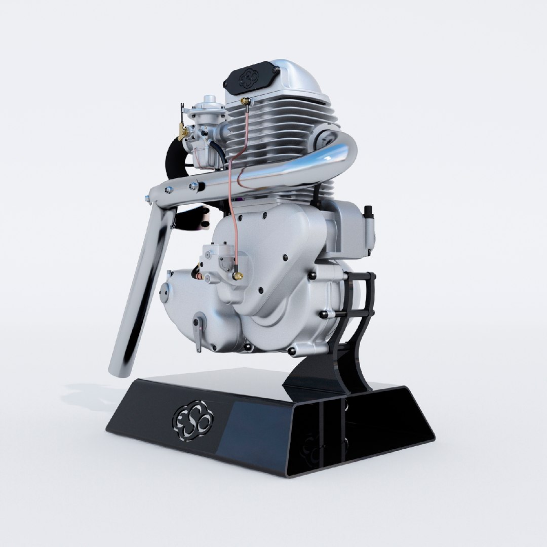 Jawa ESo-500 Engine 3D Model - TurboSquid 1986598