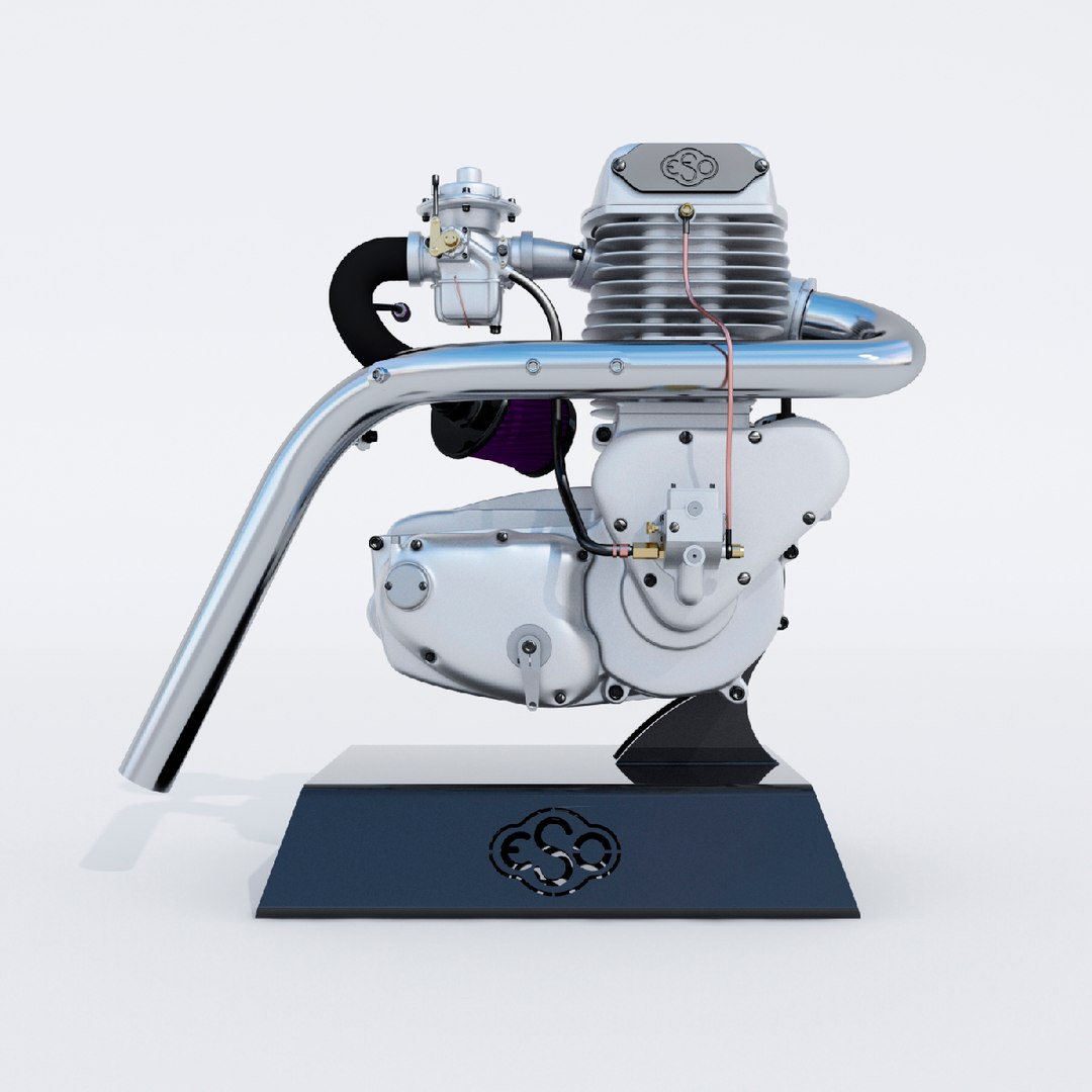 Jawa ESo-500 Engine 3D Model - TurboSquid 1986598