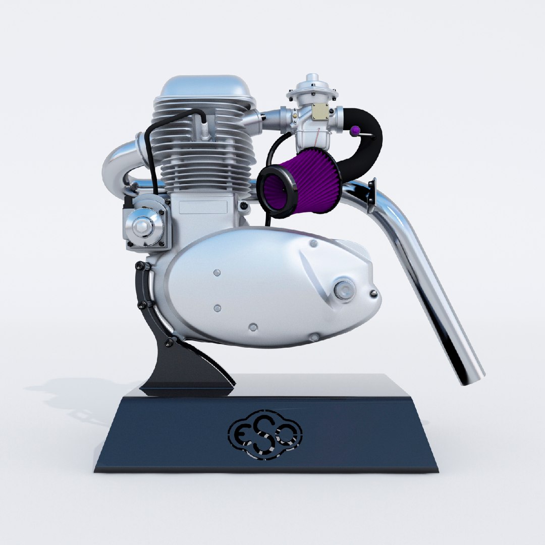 Jawa ESo-500 Engine 3D Model - TurboSquid 1986598