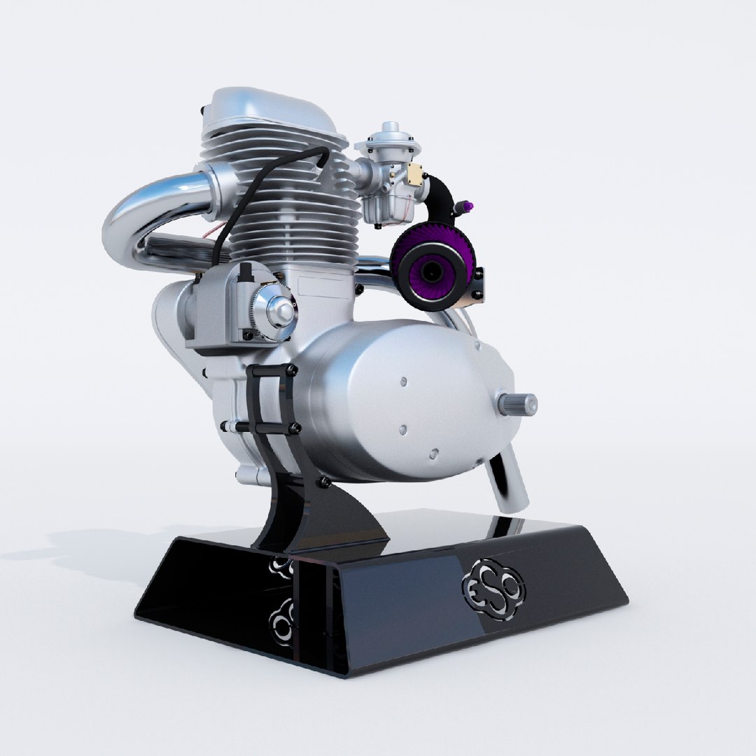 Jawa ESo-500 Engine 3D Model - TurboSquid 1986598