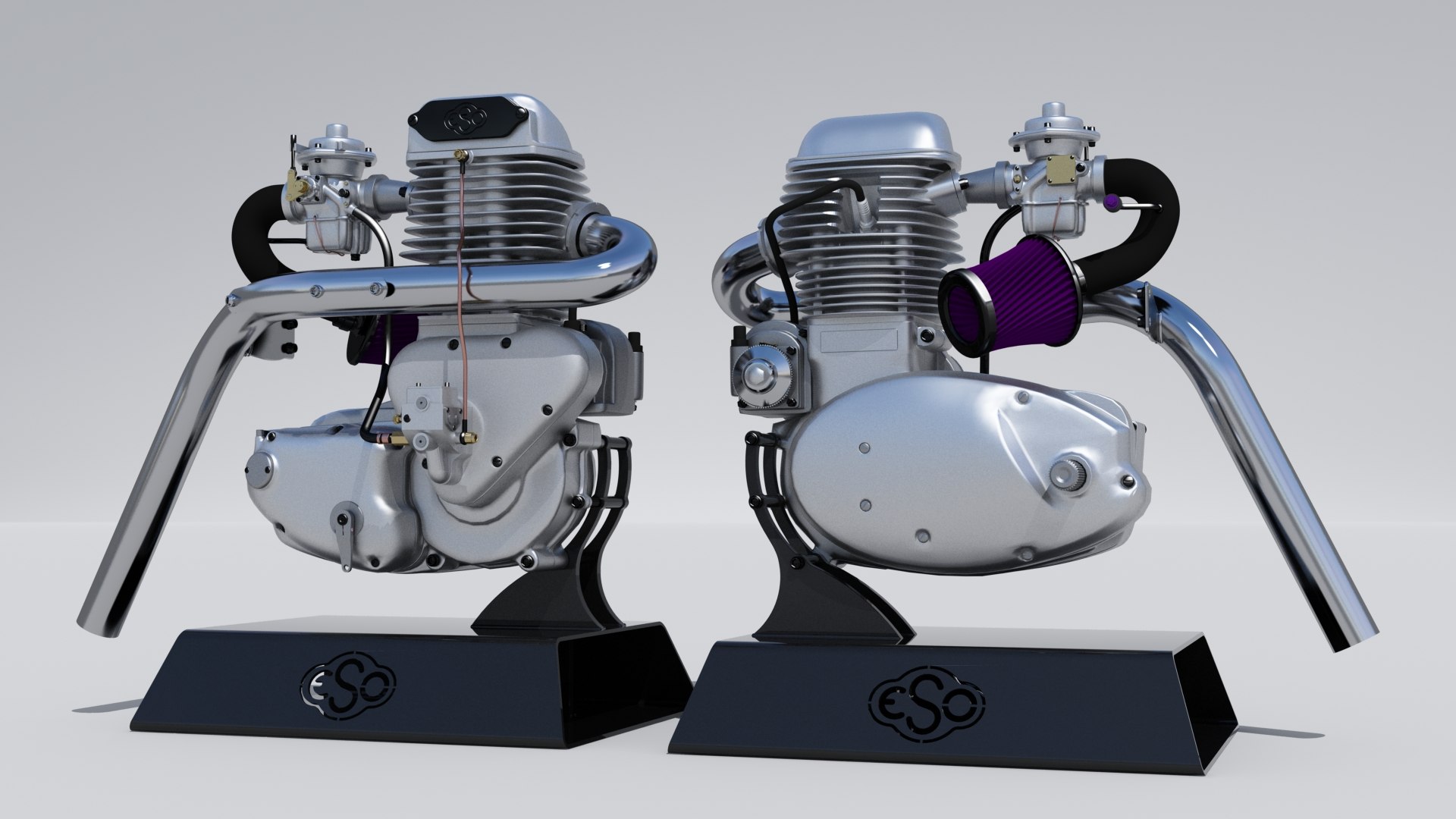Jawa ESo-500 Engine 3D Model - TurboSquid 1986598