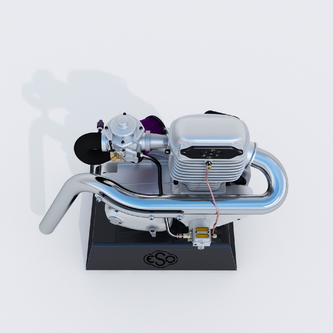 Jawa ESo-500 Engine 3D Model - TurboSquid 1986598