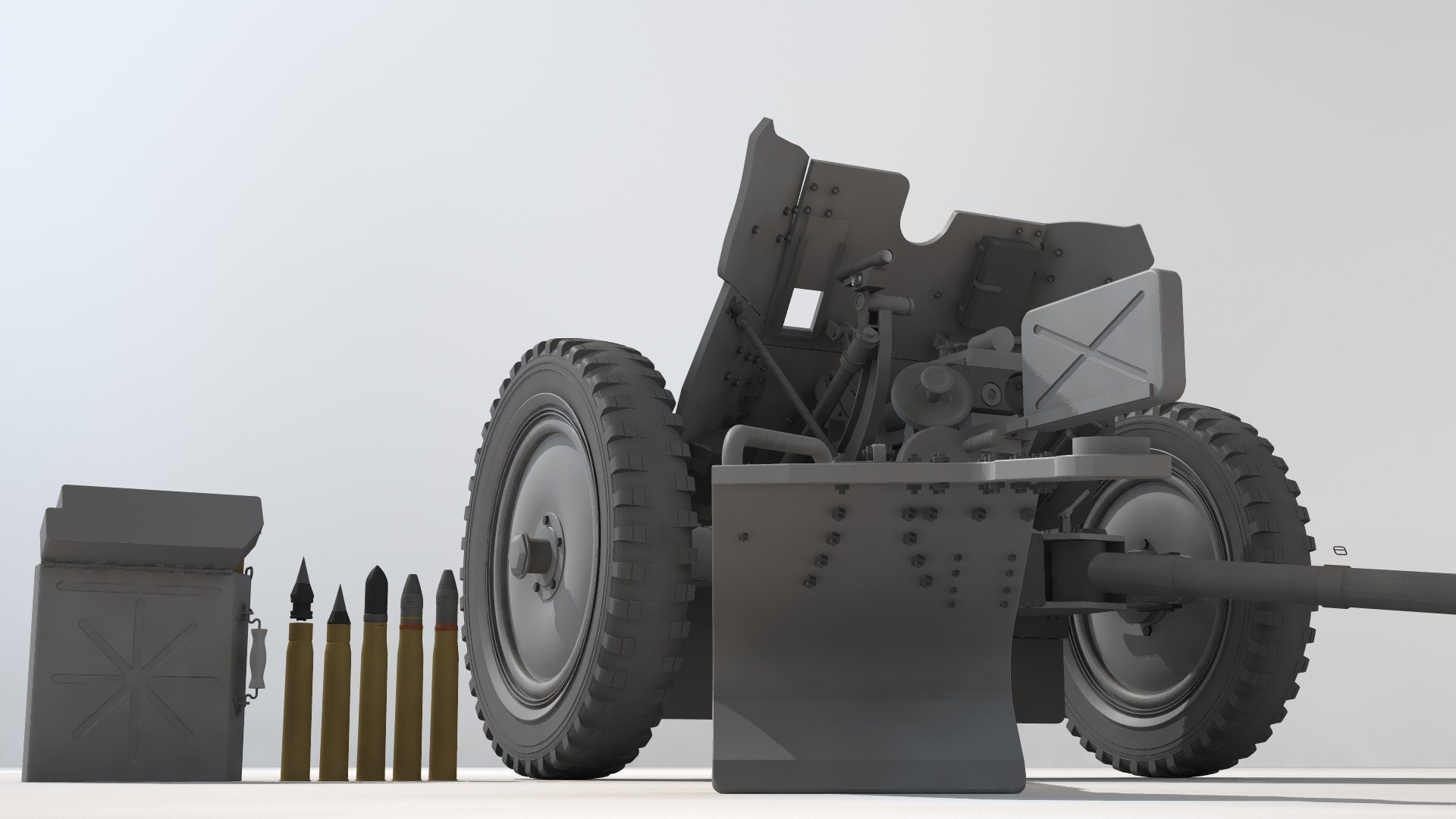German Antitank Guns Of WWII 3D Model - TurboSquid 2314480