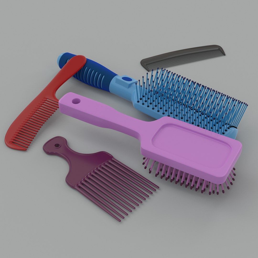 3D Combs Brushes - TurboSquid 1325550