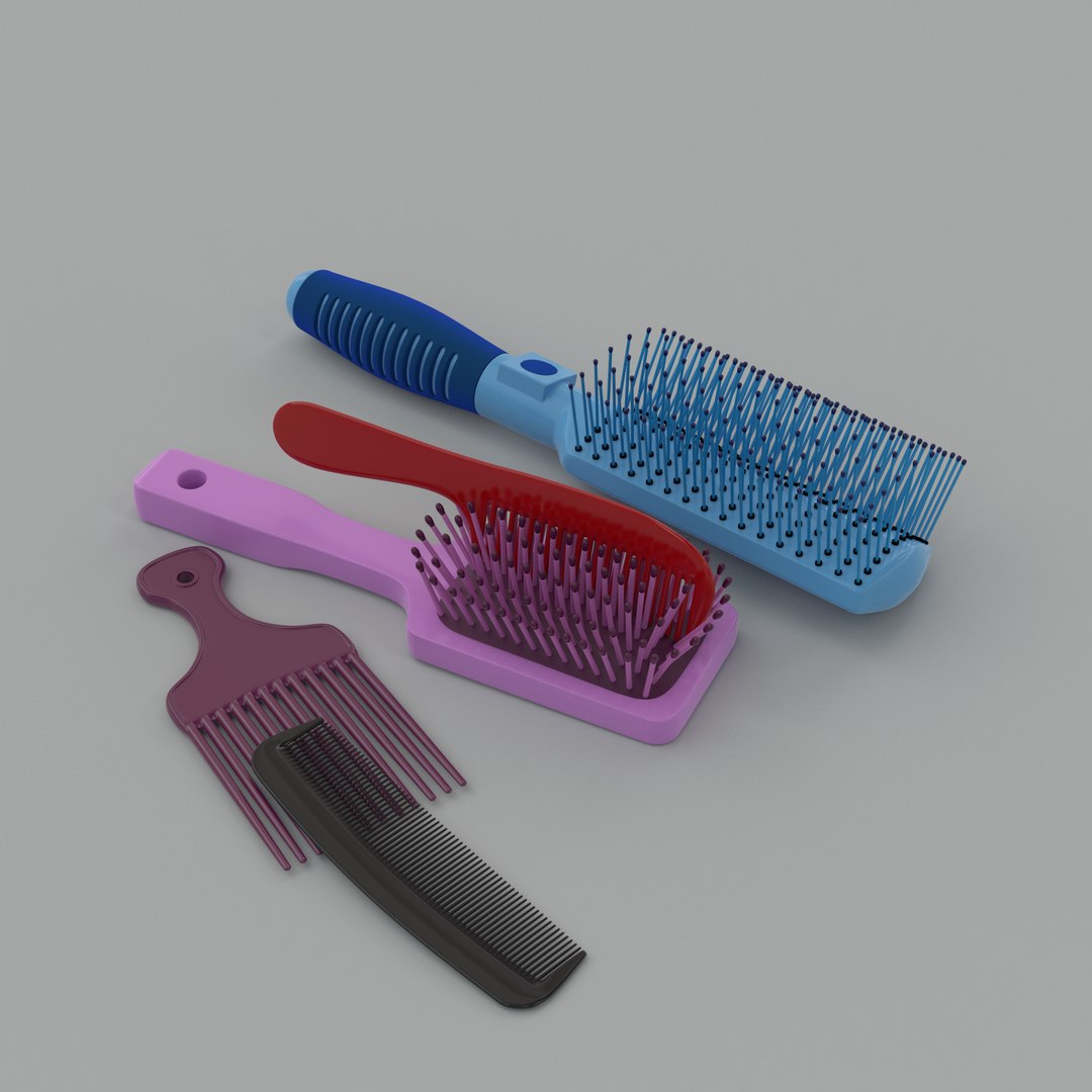 3D Combs Brushes - TurboSquid 1325550