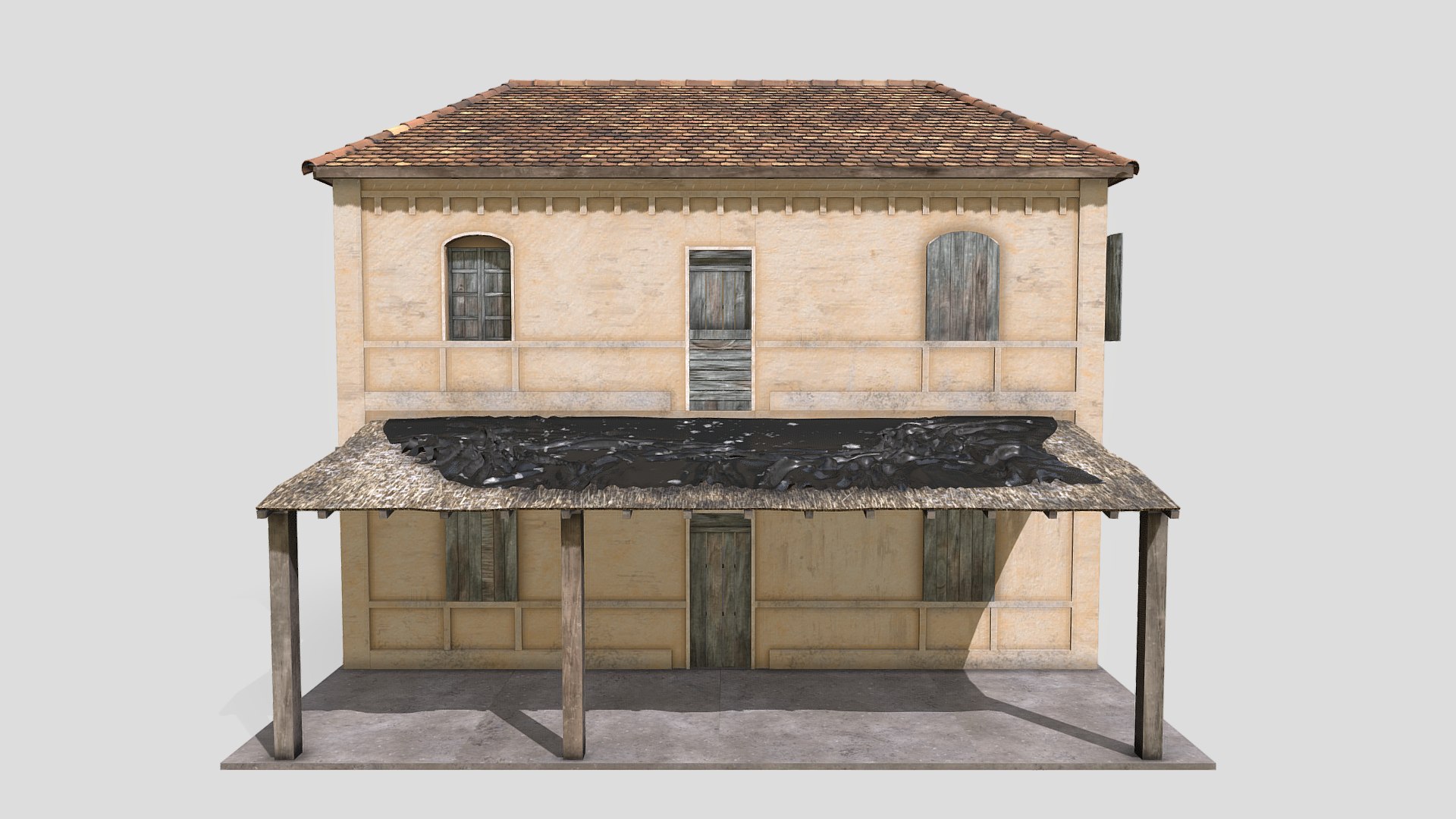 Colonial Buildings Collection 3D Model - TurboSquid 2081348