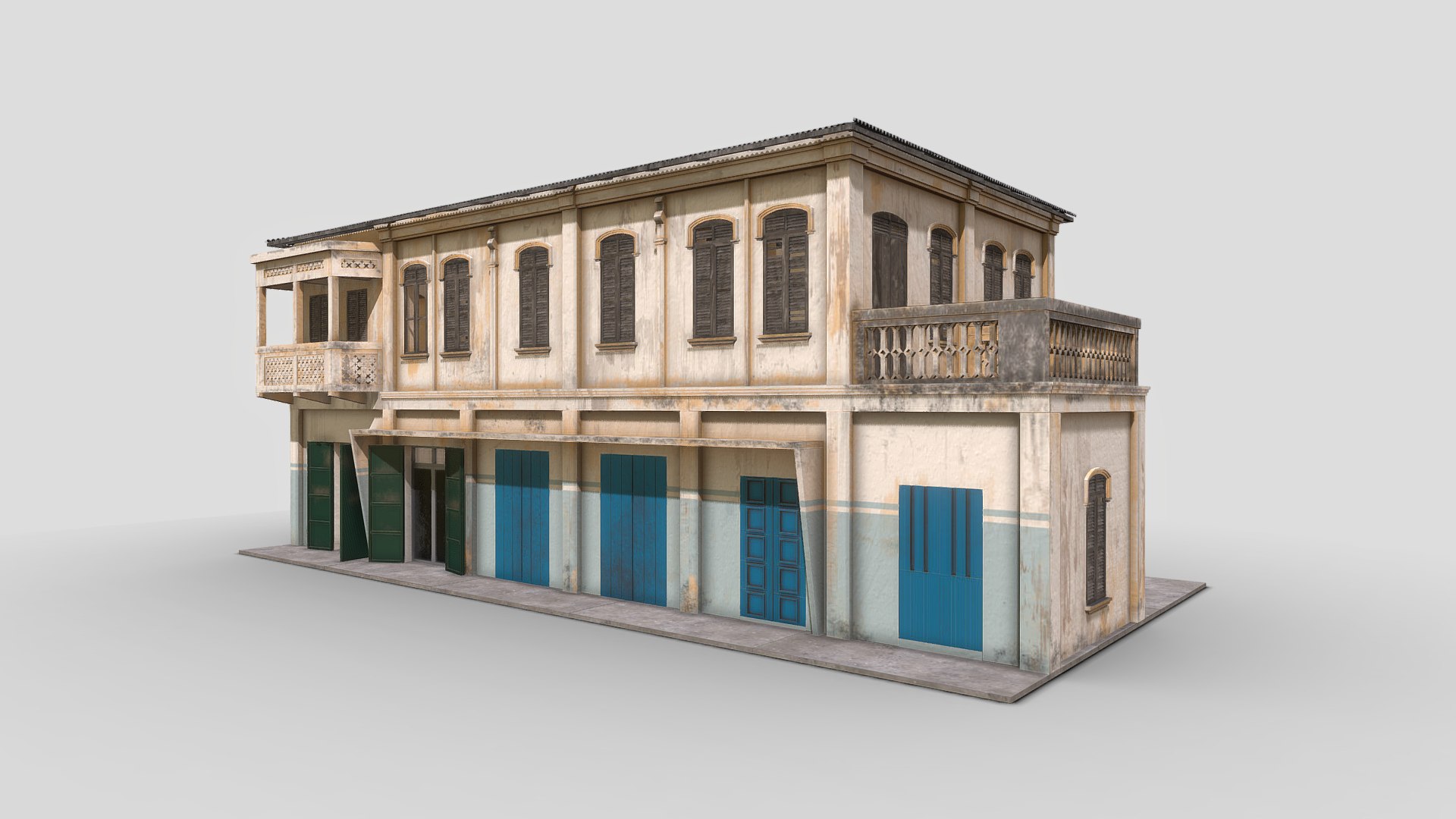 Colonial Buildings Collection 3D Model - TurboSquid 2081348