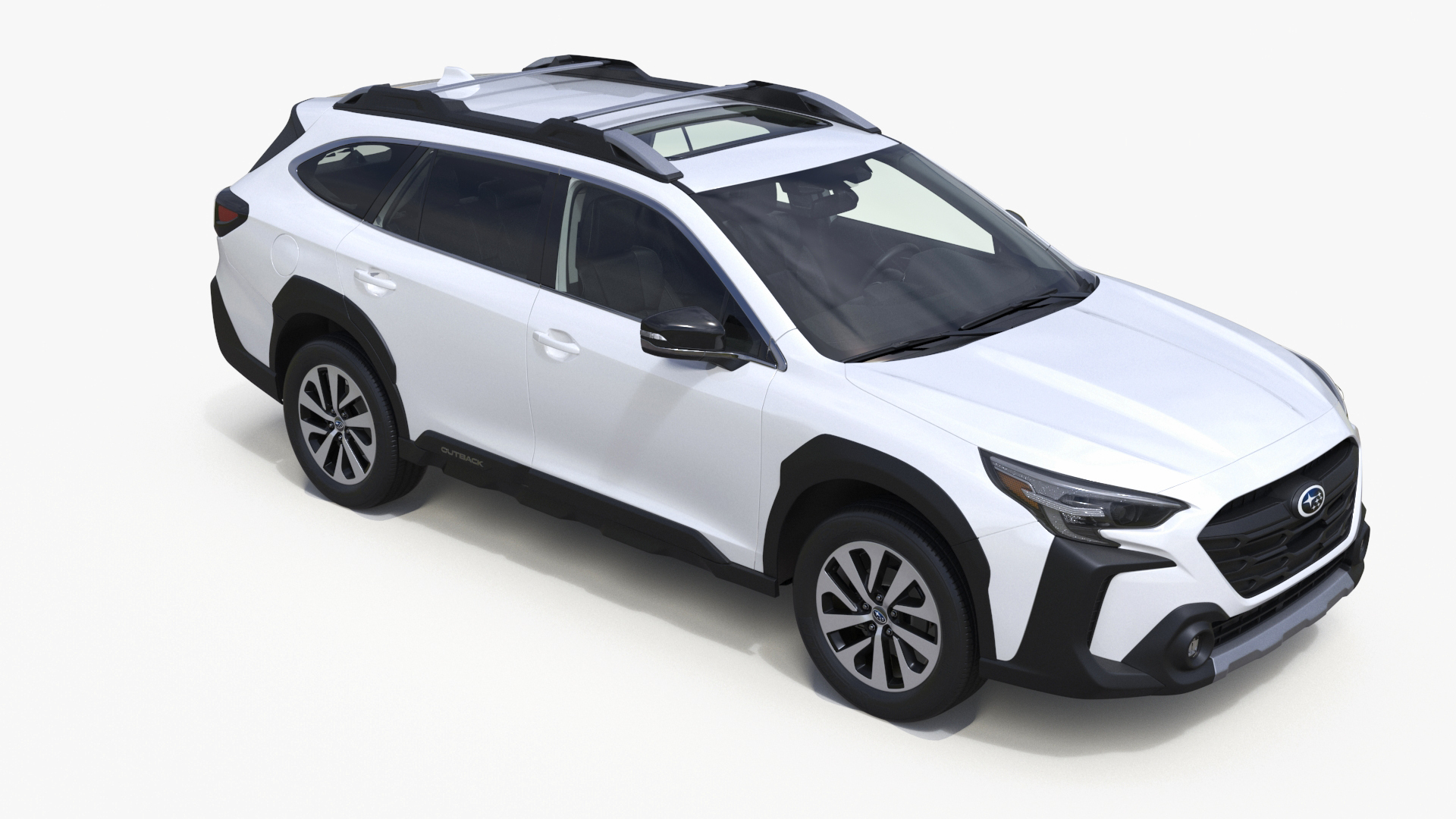 3D White Subaru Outback 2025 Simplified - TurboSquid 2357731