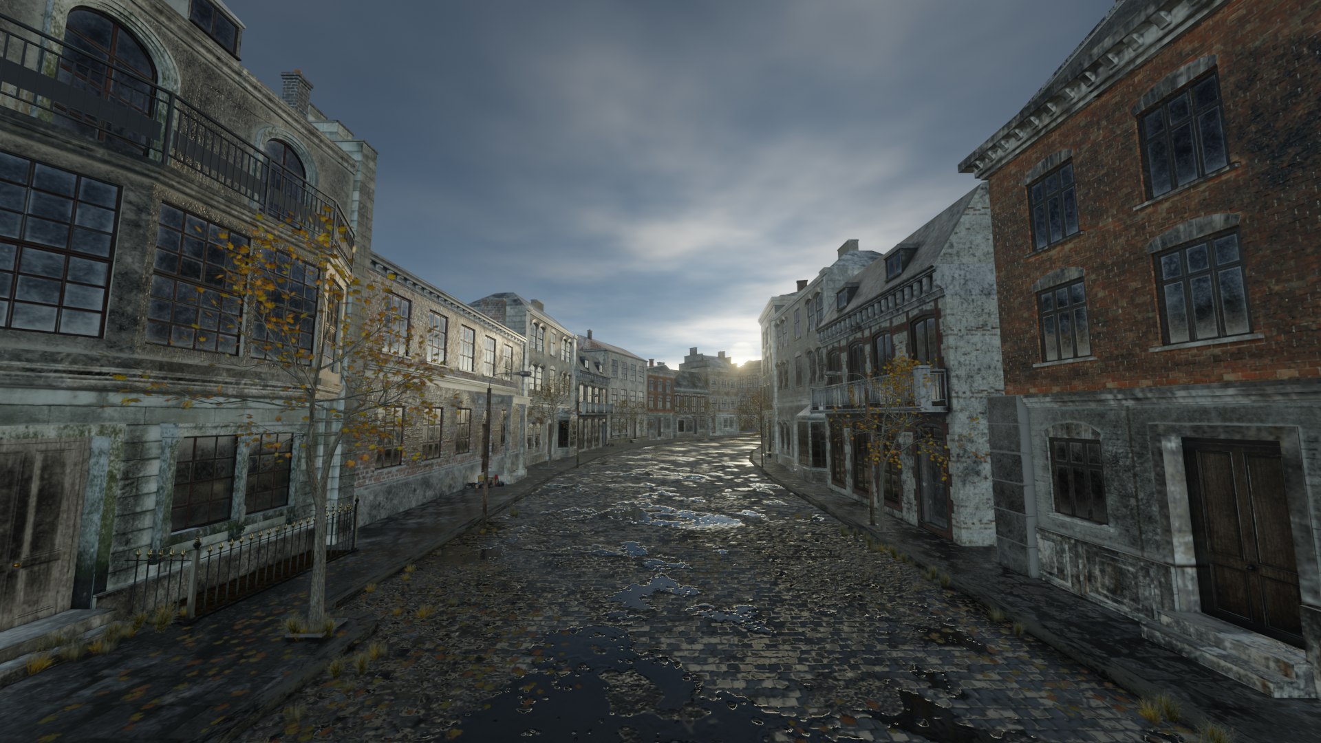3D Abandoned Urban Street Decay - TurboSquid 2252910