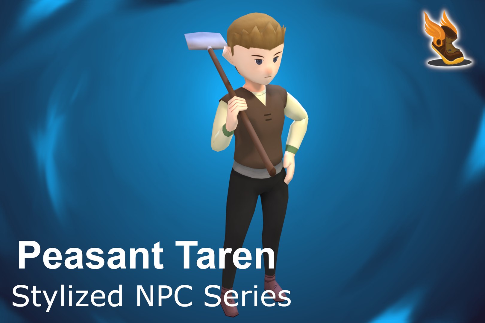 Stylized NPC - Peasant Taren model - TurboSquid 2070557