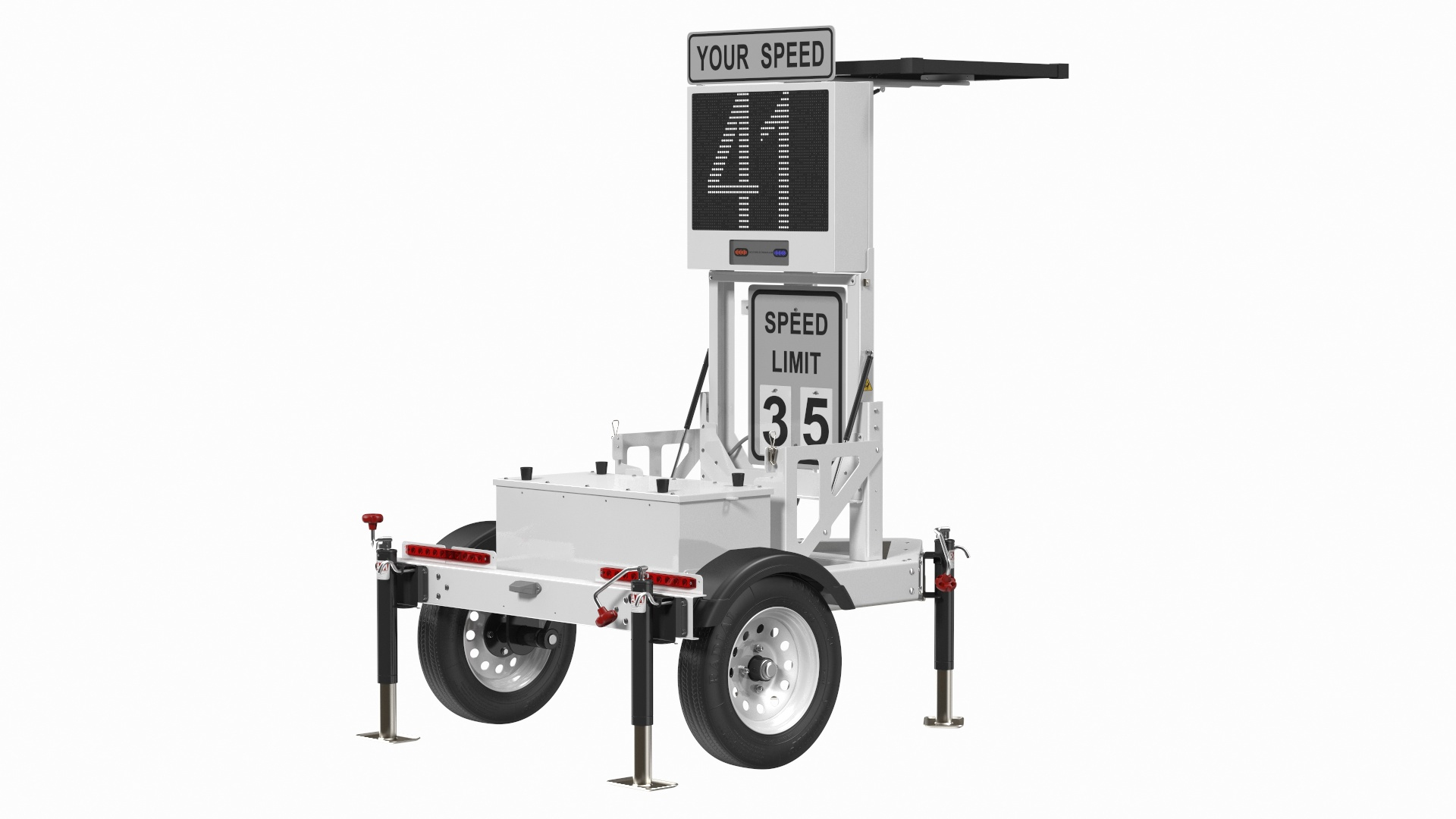Decatur Speed Radar Trailer 3D Model - TurboSquid 1632463