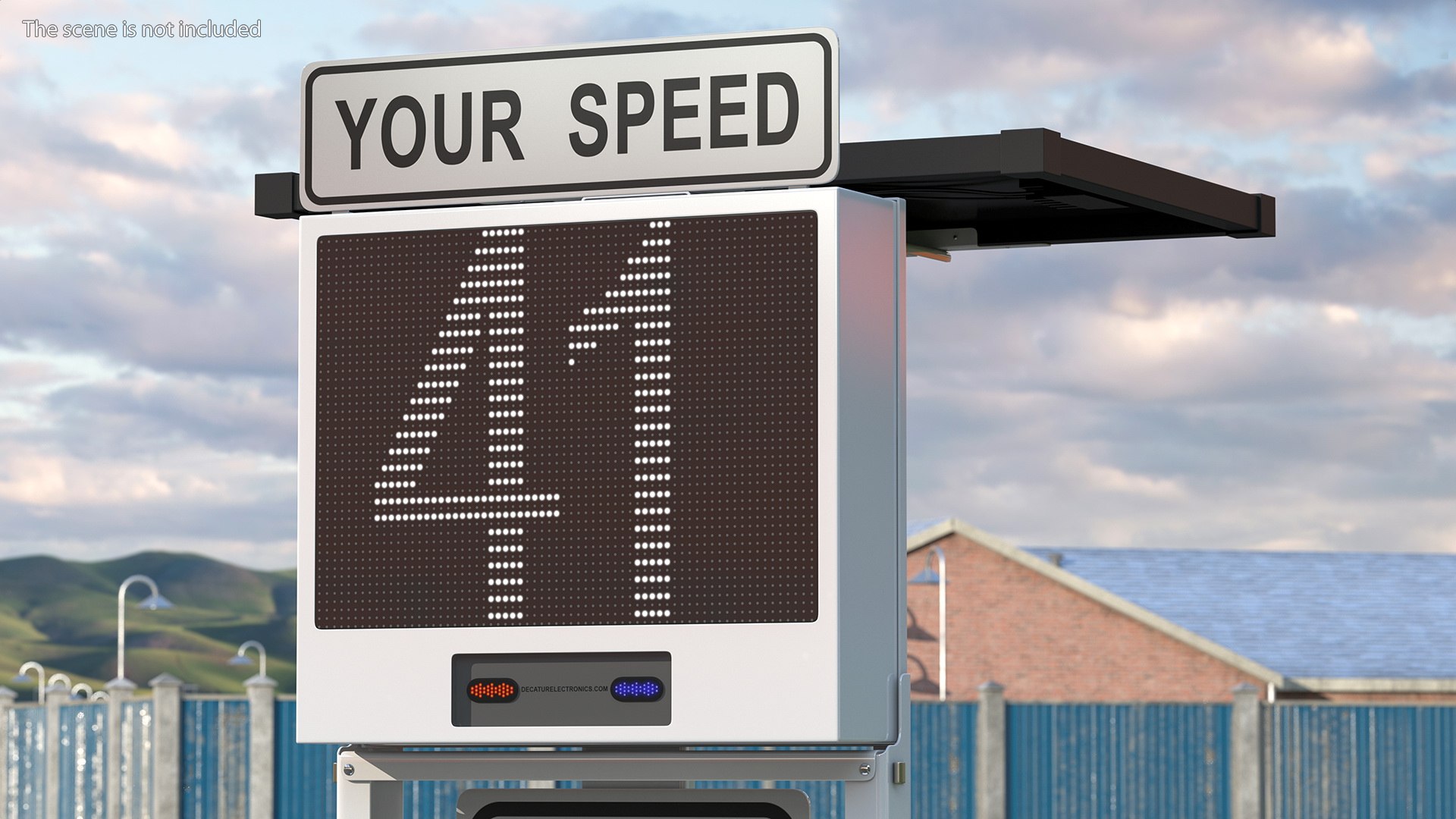 Decatur Speed Radar Trailer 3D Model - TurboSquid 1632463