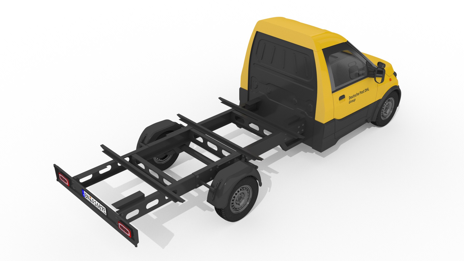 StreetScooter DHL max 3D model - TurboSquid 2012563
