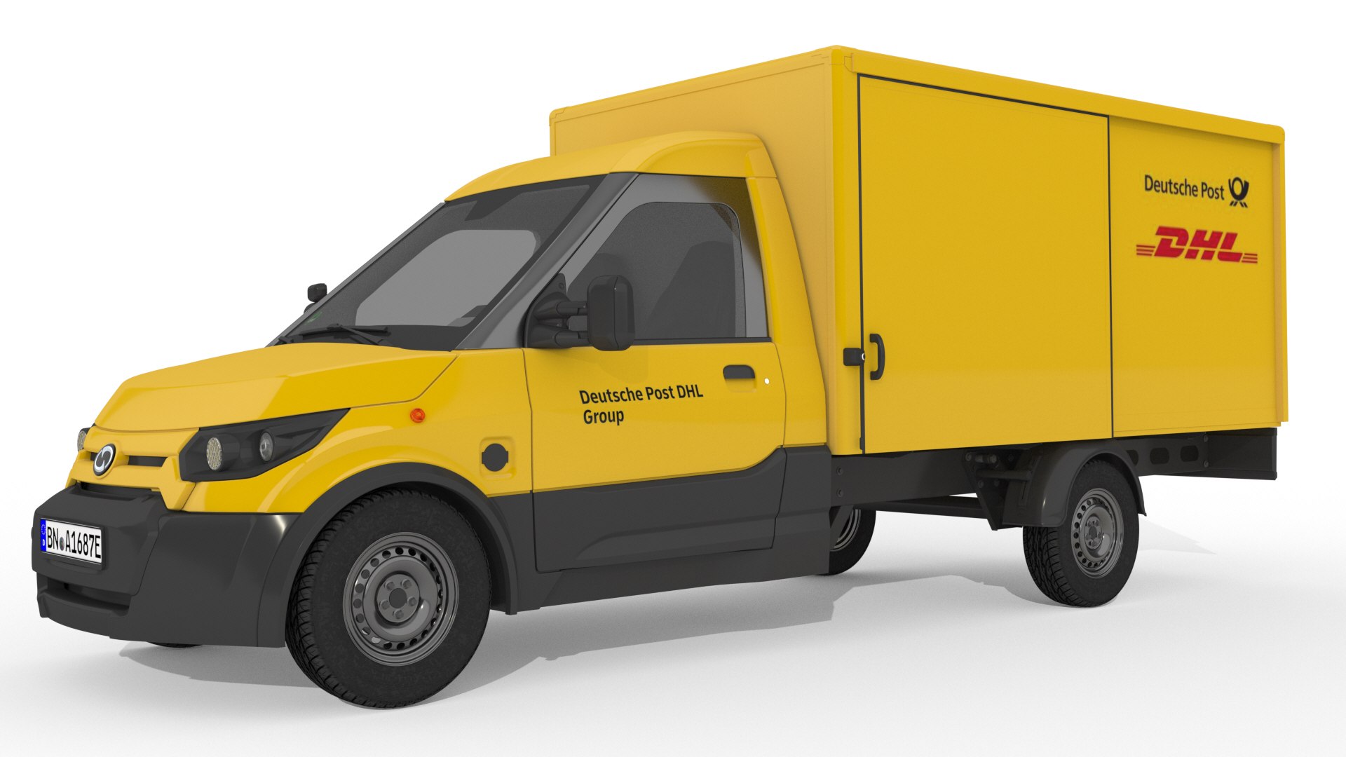 StreetScooter DHL max 3D model - TurboSquid 2012563