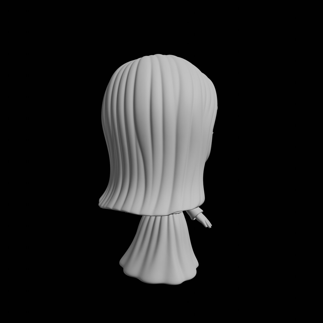 3D Model Chibi Girl Figure 3D Print Model Cute Character - TurboSquid ...