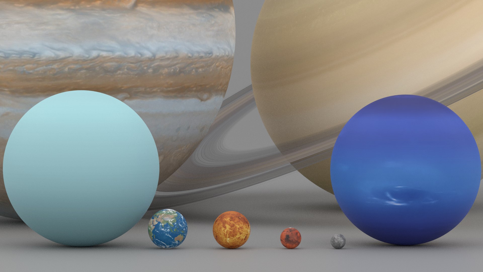 Planets Scale 3D Model - TurboSquid 1711729