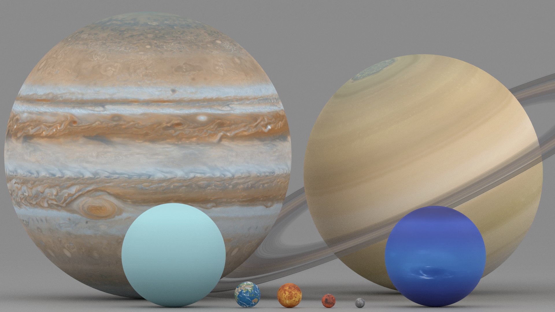 Planets Scale 3D Model - TurboSquid 1711729