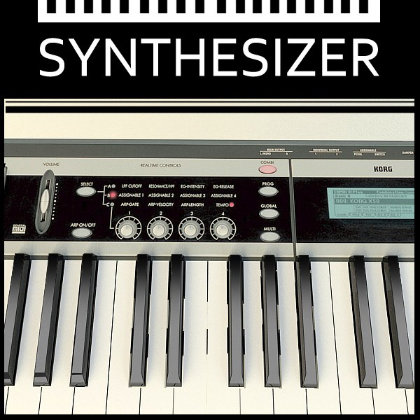 3ds max synthesizer keyboard