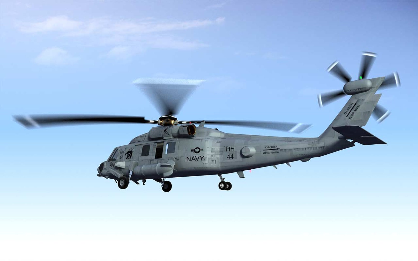 sikorsky hh-60 rescue hawk 3d model