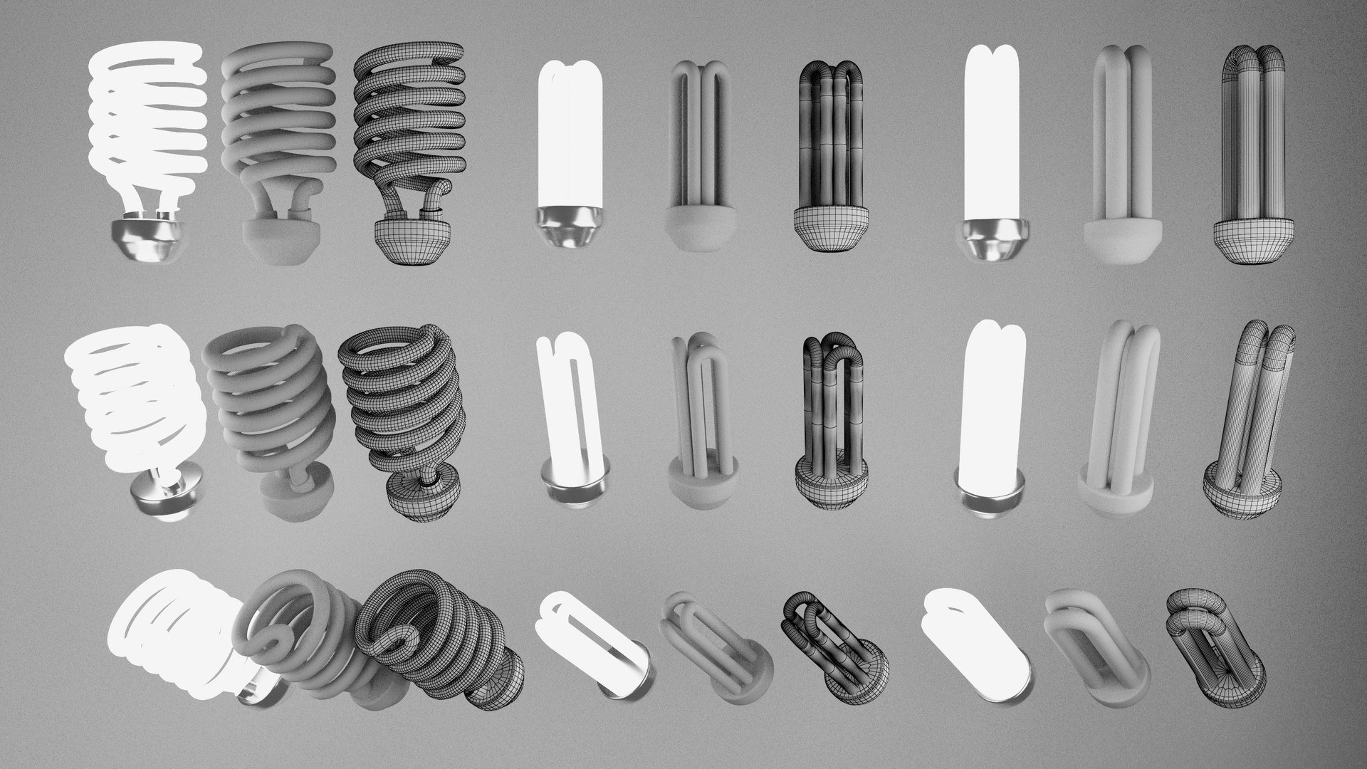 Light Bulb Package 3D Model - TurboSquid 2186293