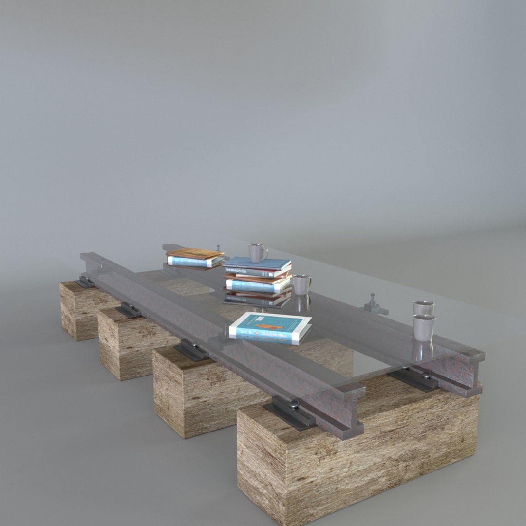 modelo 3d Rail Table - TurboSquid 1954045