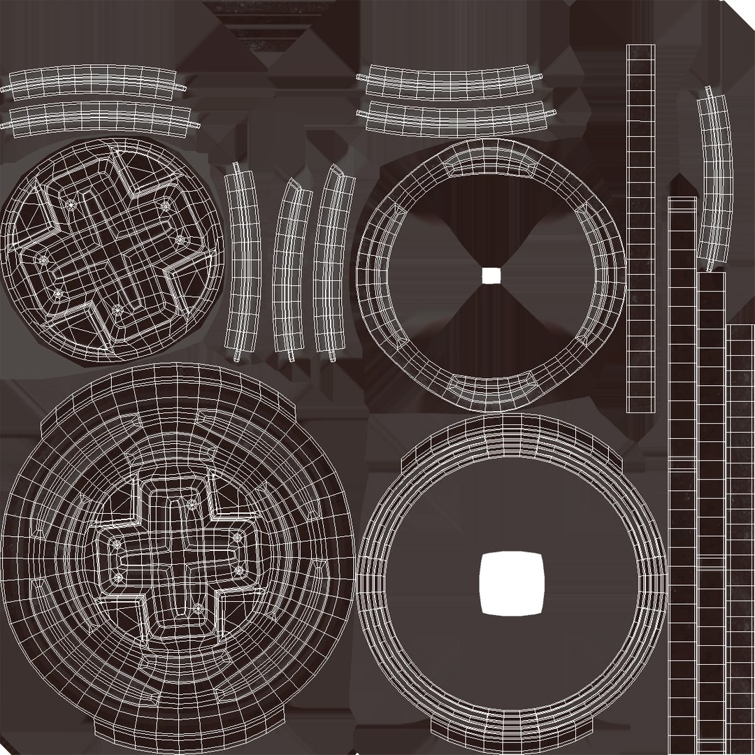 3d Industrial Anodized End Cap Model