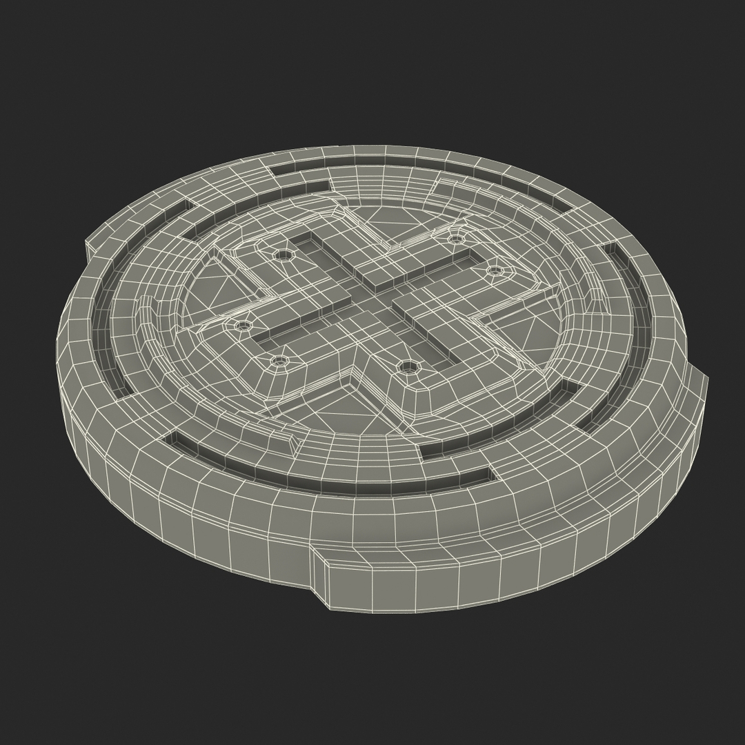 3d Industrial Anodized End Cap Model