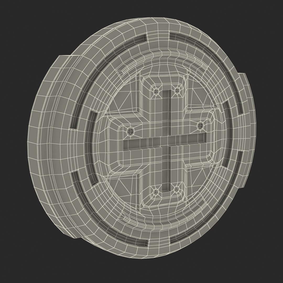 3d Industrial Anodized End Cap Model