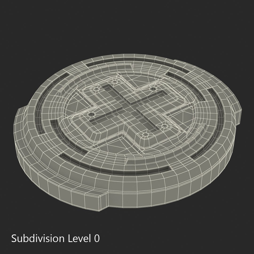3d Industrial Anodized End Cap Model
