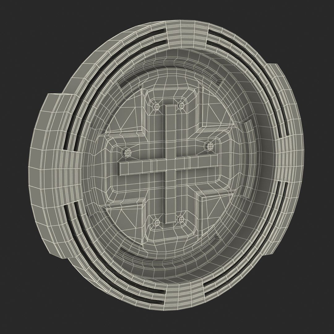 3d Industrial Anodized End Cap Model