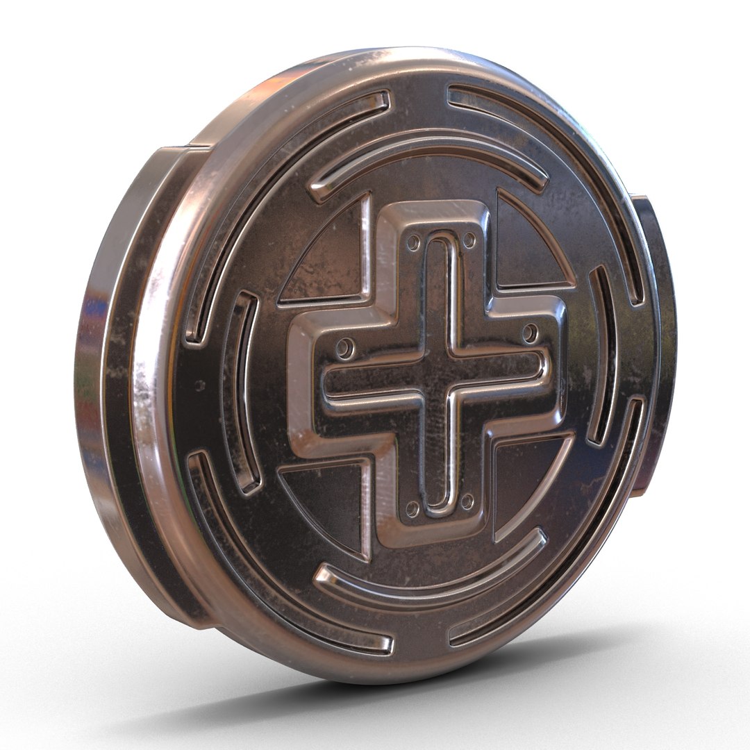 3d Industrial Anodized End Cap Model