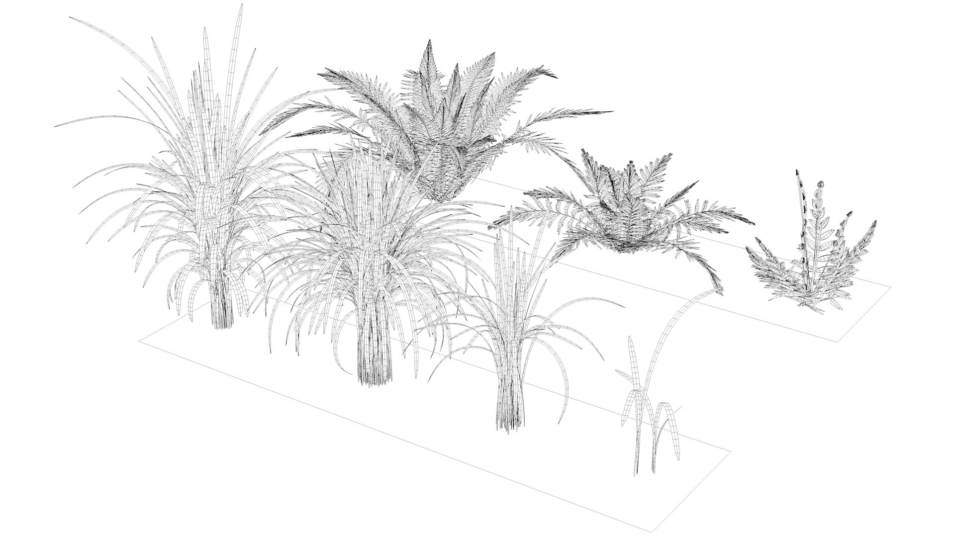 Herbage Various Set - 2 3D model - TurboSquid 1769885