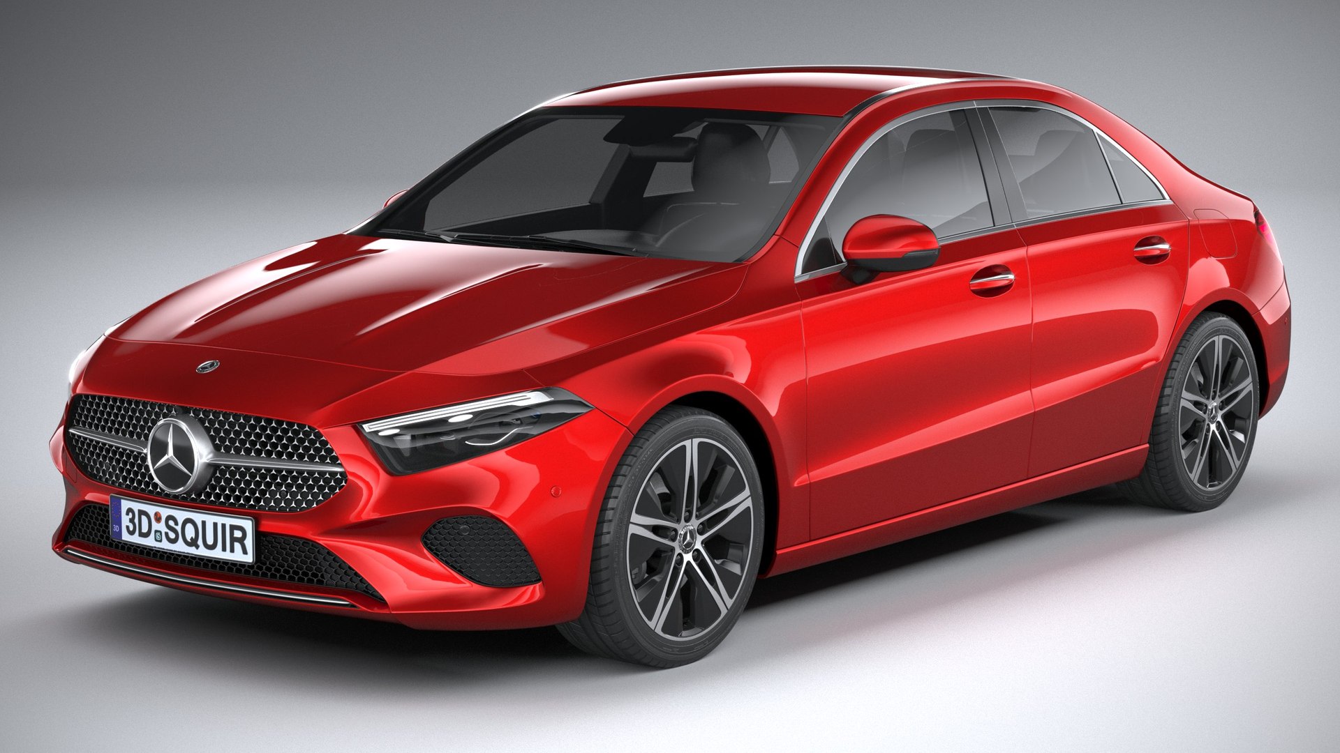 Mercedes-Benz A-Class Sedan Regular 2023 3D Model - TurboSquid 2014651