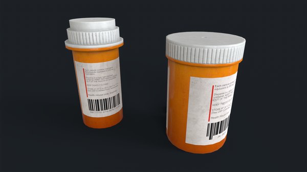3D Jars of antibiotics model - TurboSquid 2043302