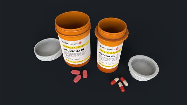 3D Jars of antibiotics model - TurboSquid 2043302
