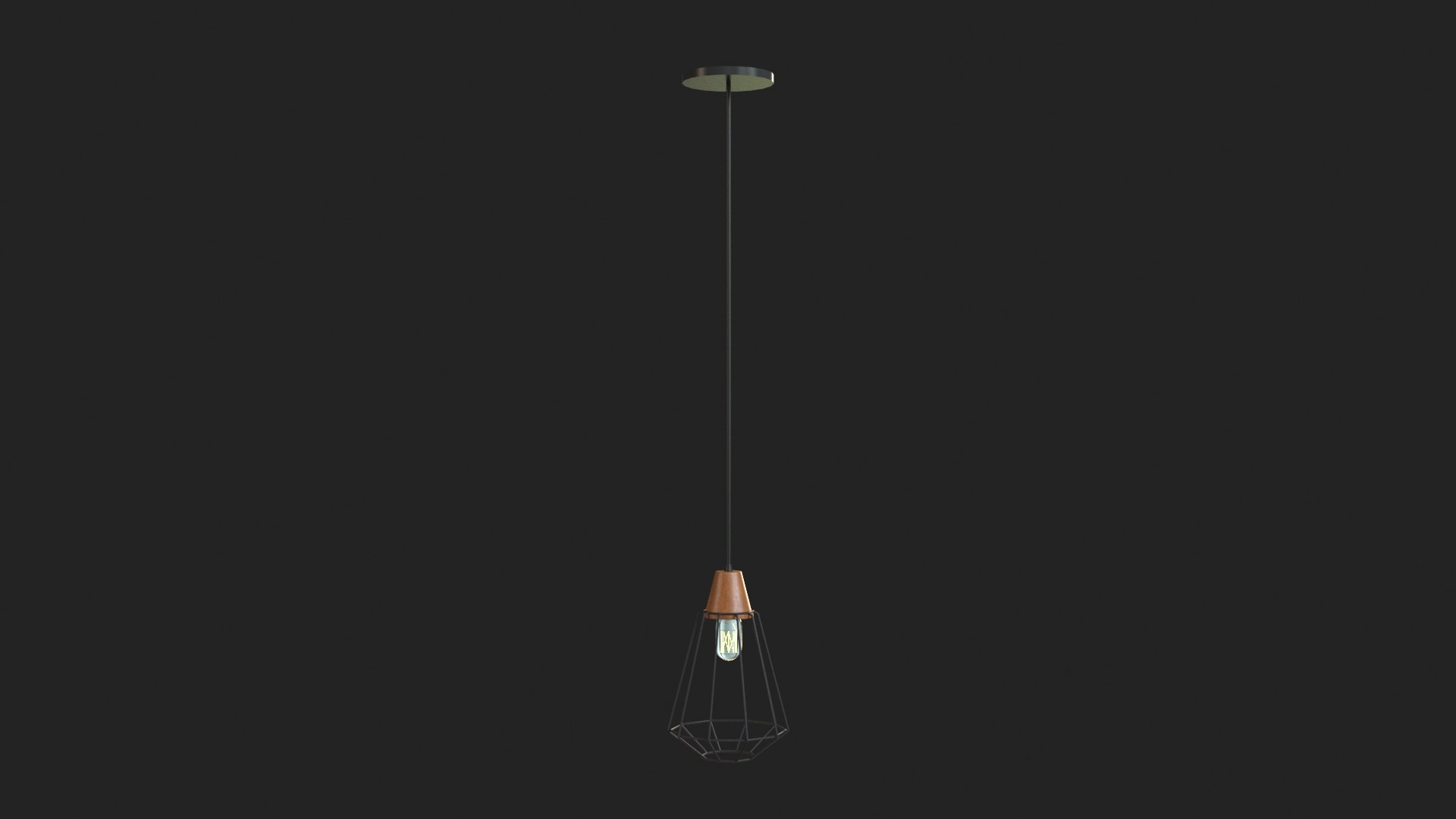 Wire Lamp V4 3D Model - TurboSquid 1918171