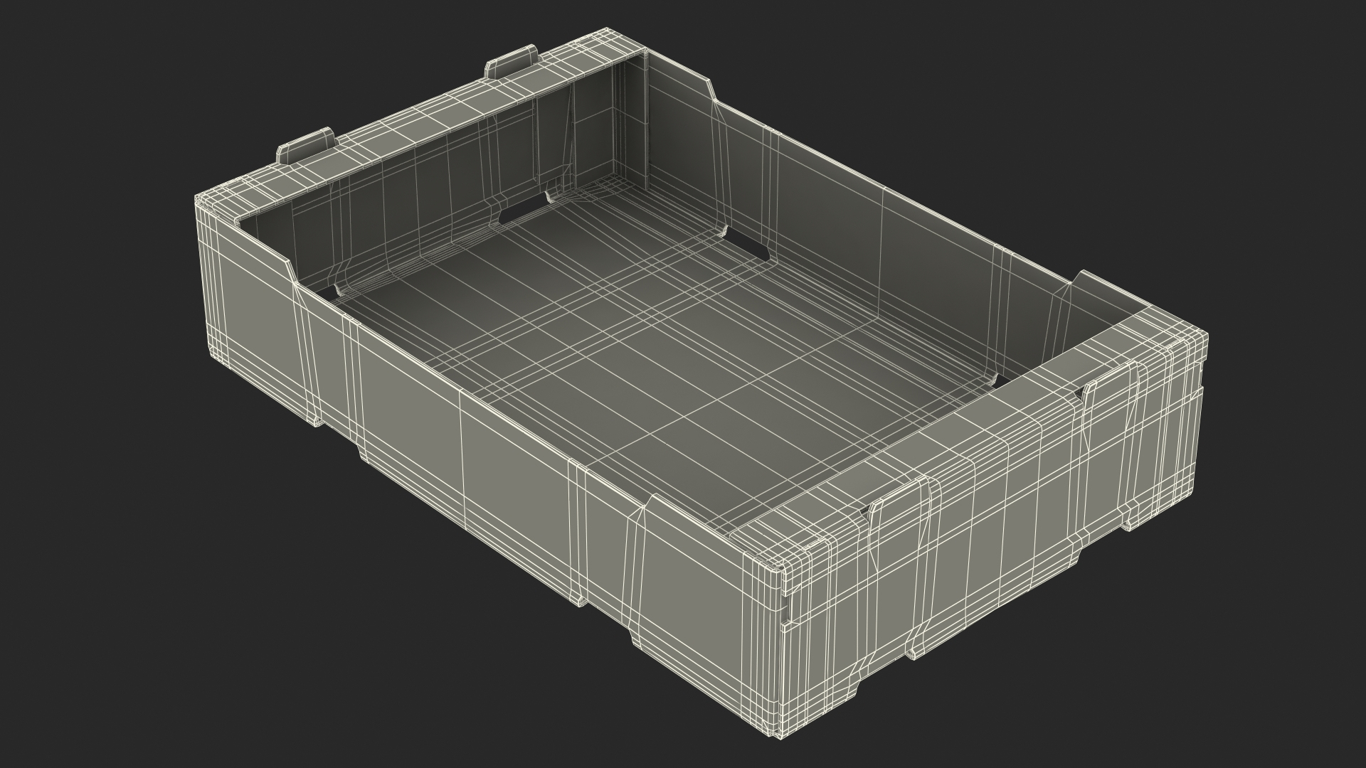 3D Stackable Corrugated Cardboard Fruit Tray - TurboSquid 1787968