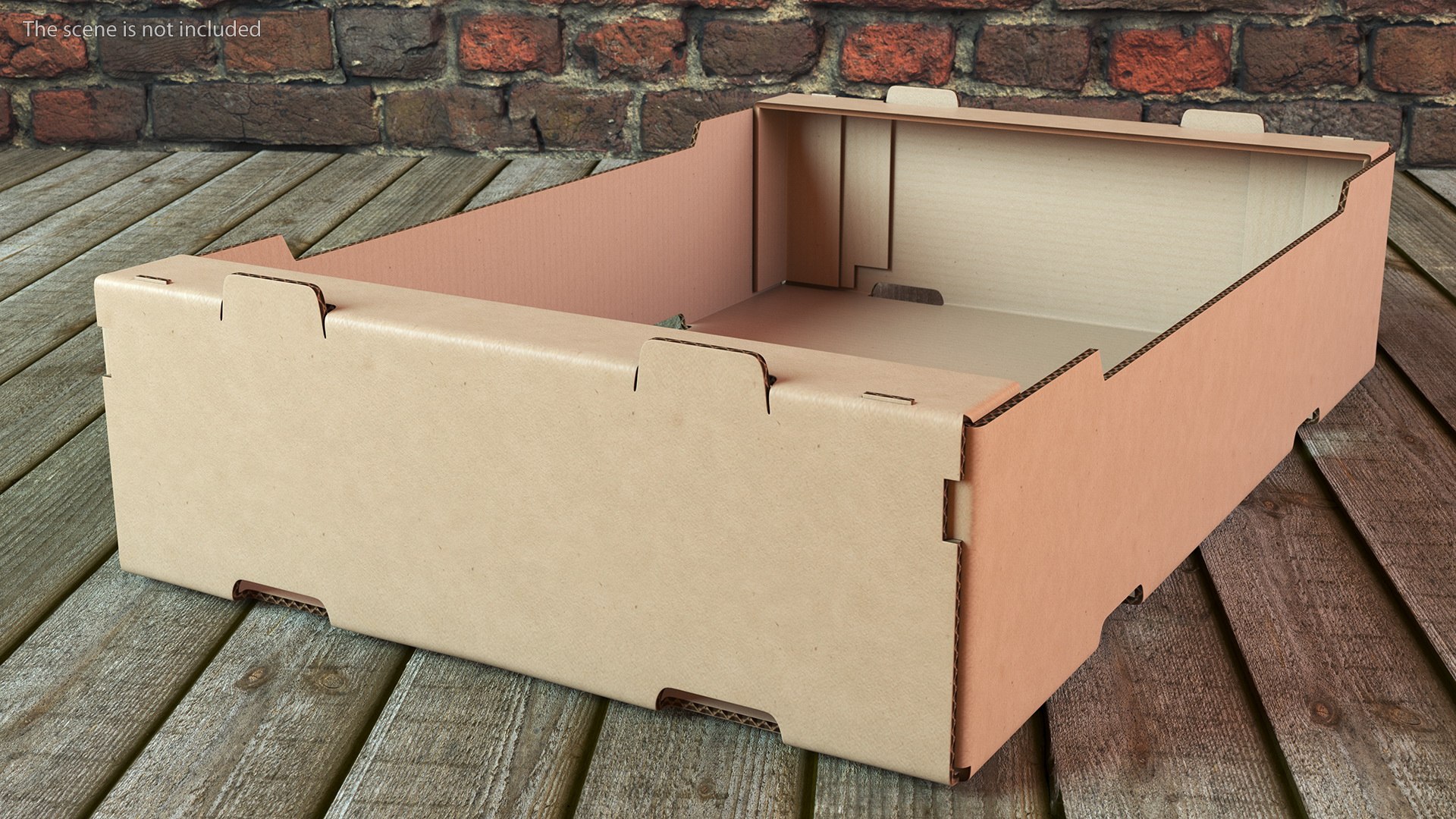 3D Stackable Corrugated Cardboard Fruit Tray - TurboSquid 1787968