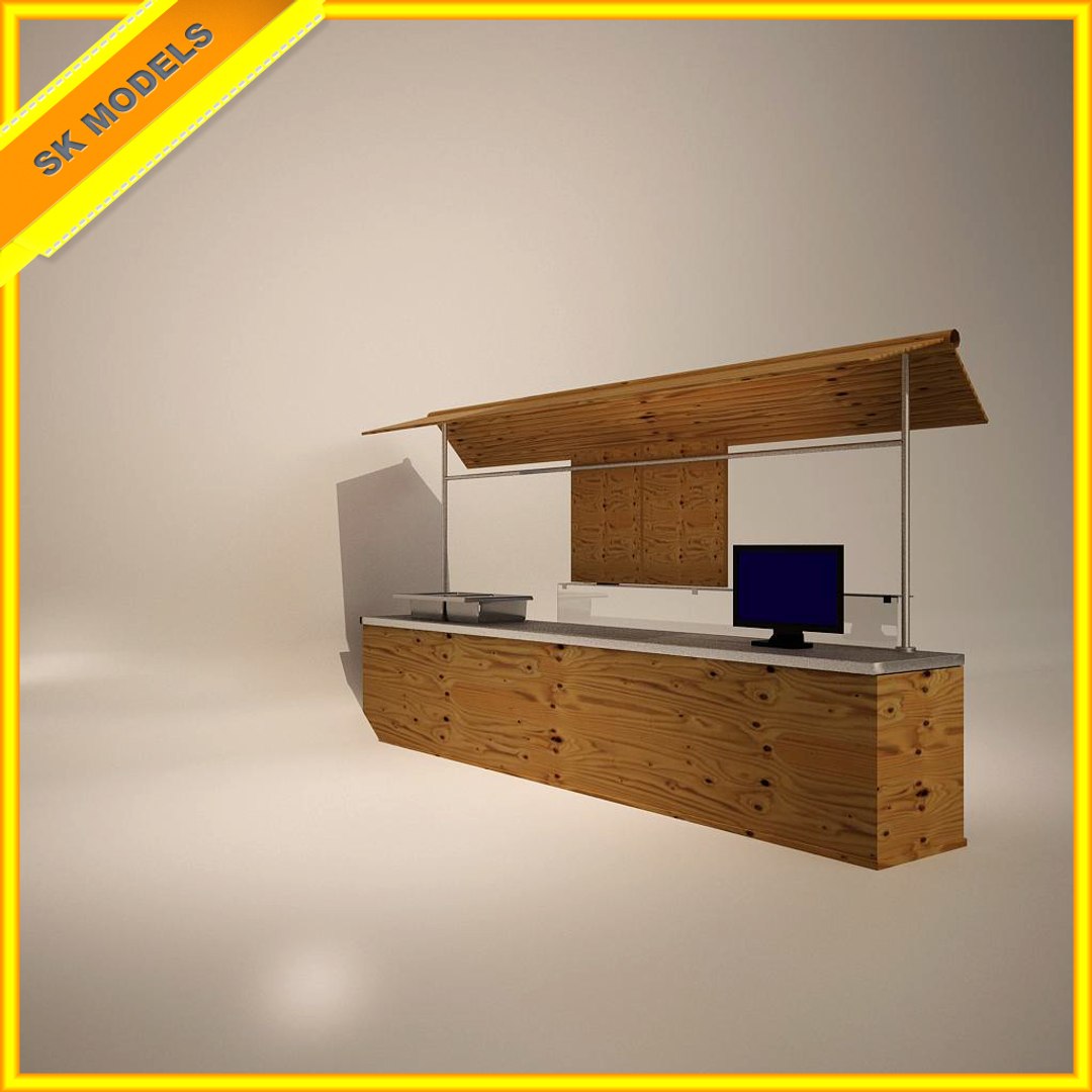 Food Stand 3d Model