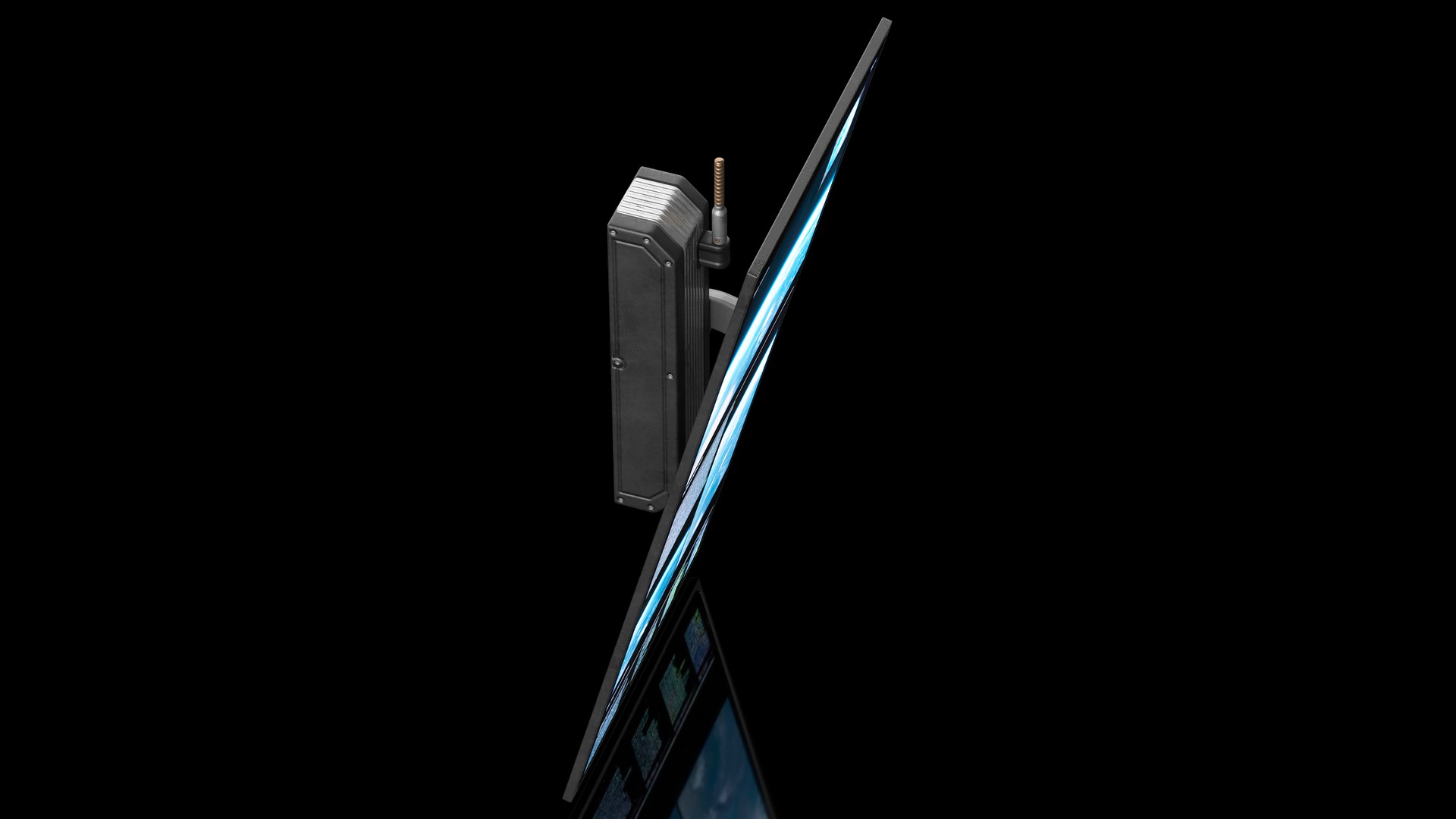 Sci-fi Wall Monitor PBR 3D Model - TurboSquid 2238565