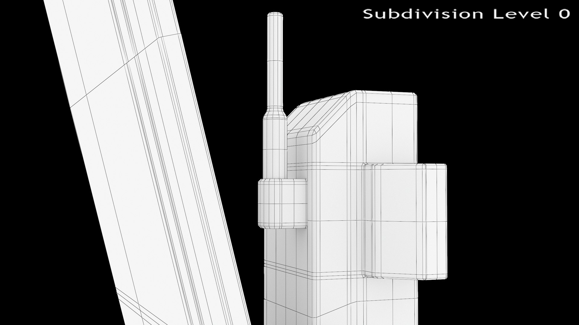 Sci-fi Wall Monitor PBR 3D Model - TurboSquid 2238565