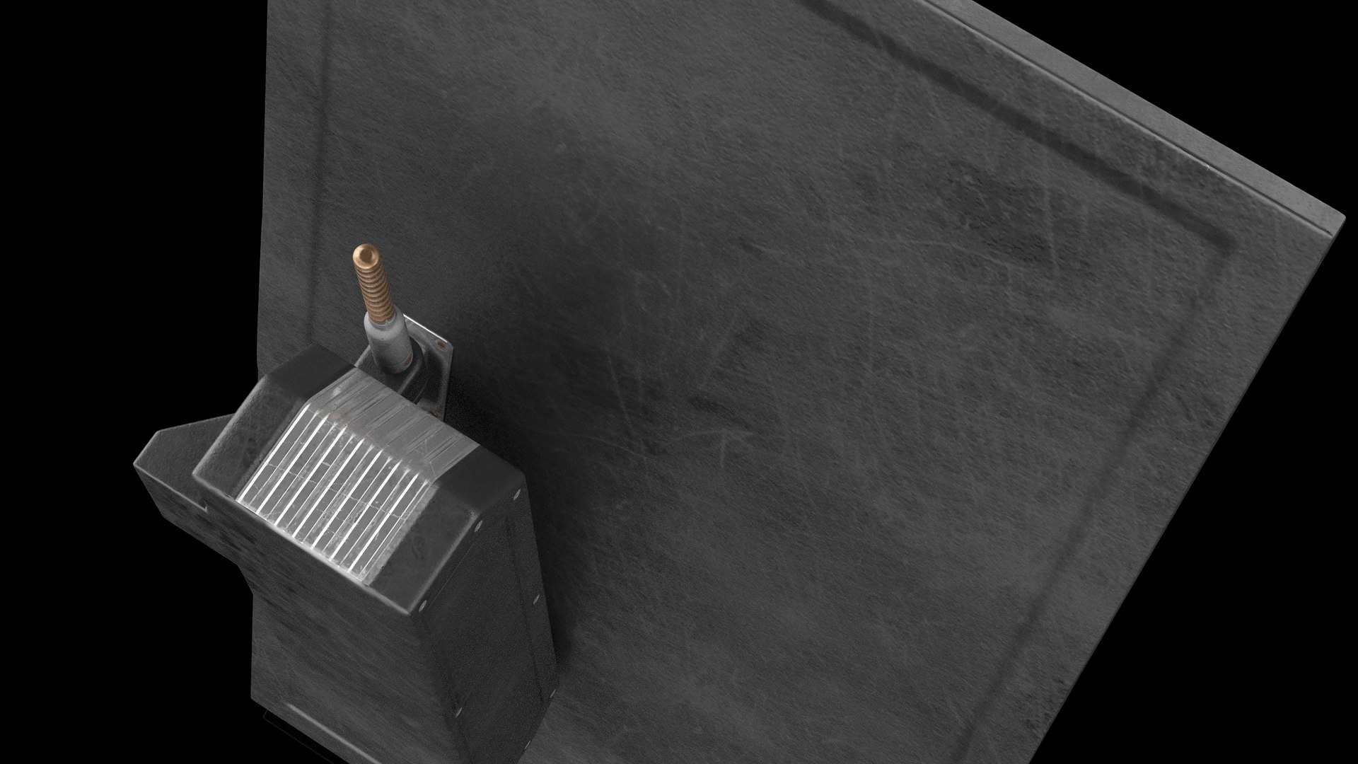 Sci-fi Wall Monitor PBR 3D Model - TurboSquid 2238565