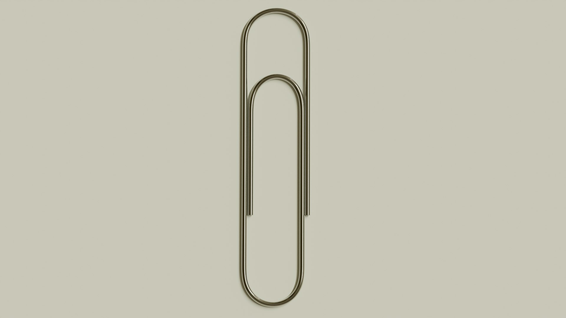 3D Stainless Steel Paper Clip Model - TurboSquid 2306024