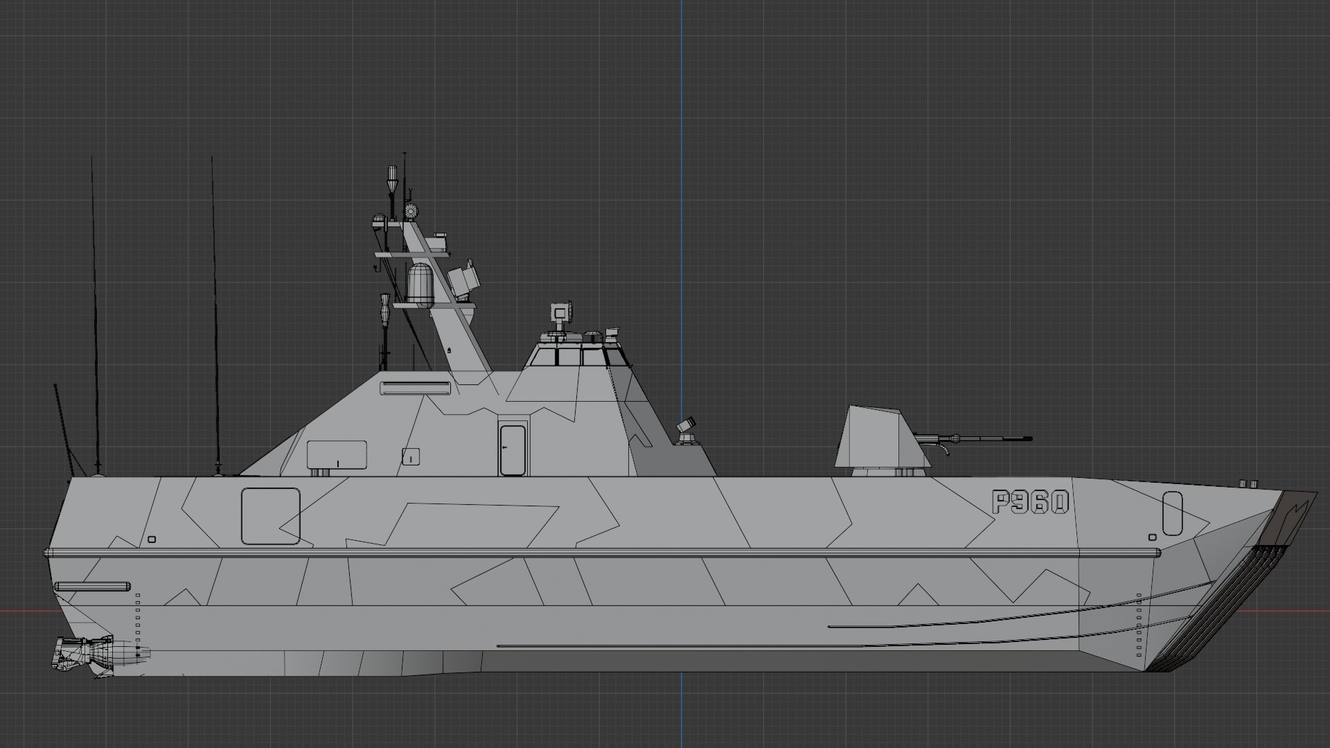 3D Model Skjold Class Corvette - TurboSquid 2383684