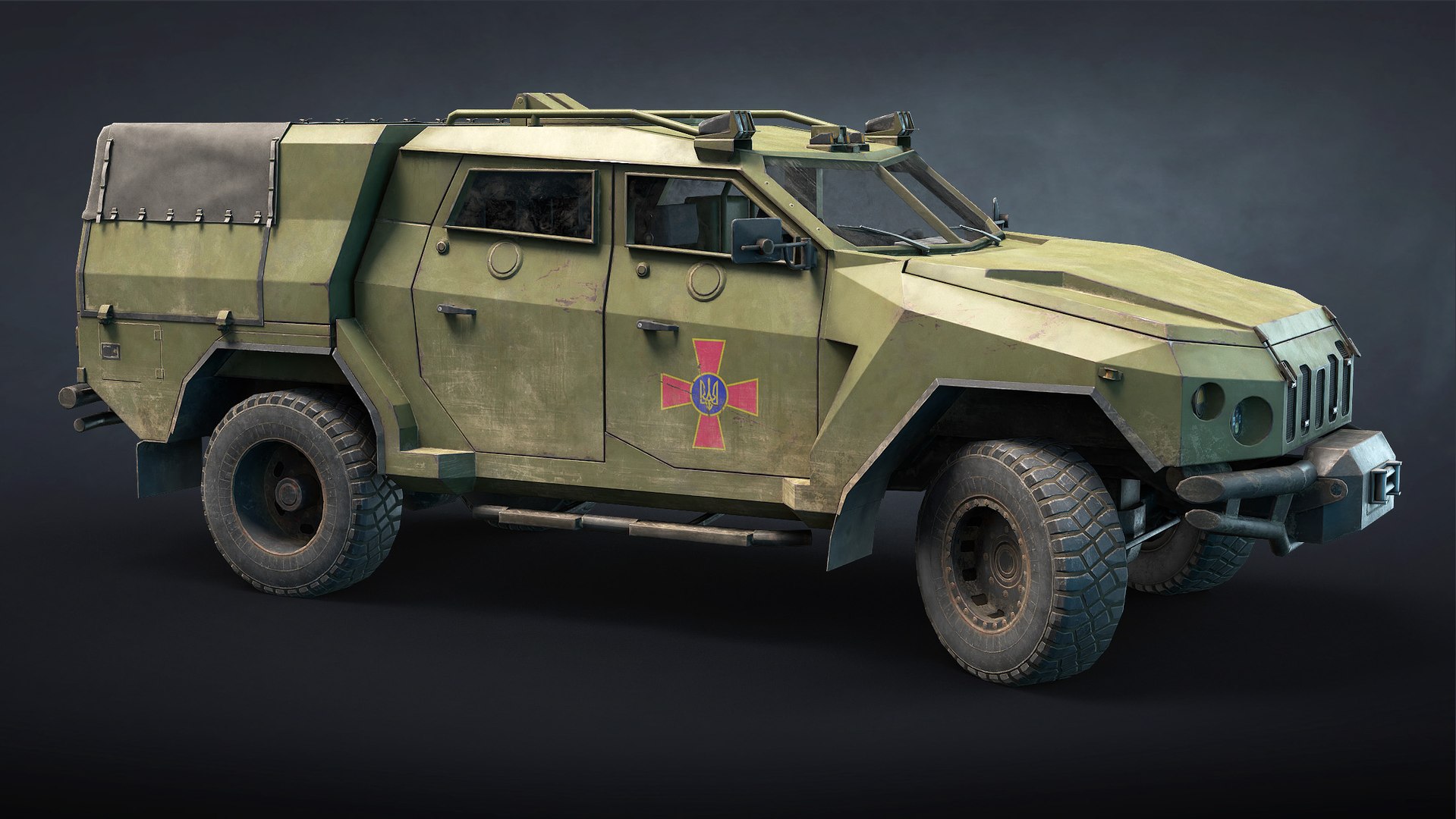 3D Novator Ukrainian Armored Vehicle Model - TurboSquid 1897299