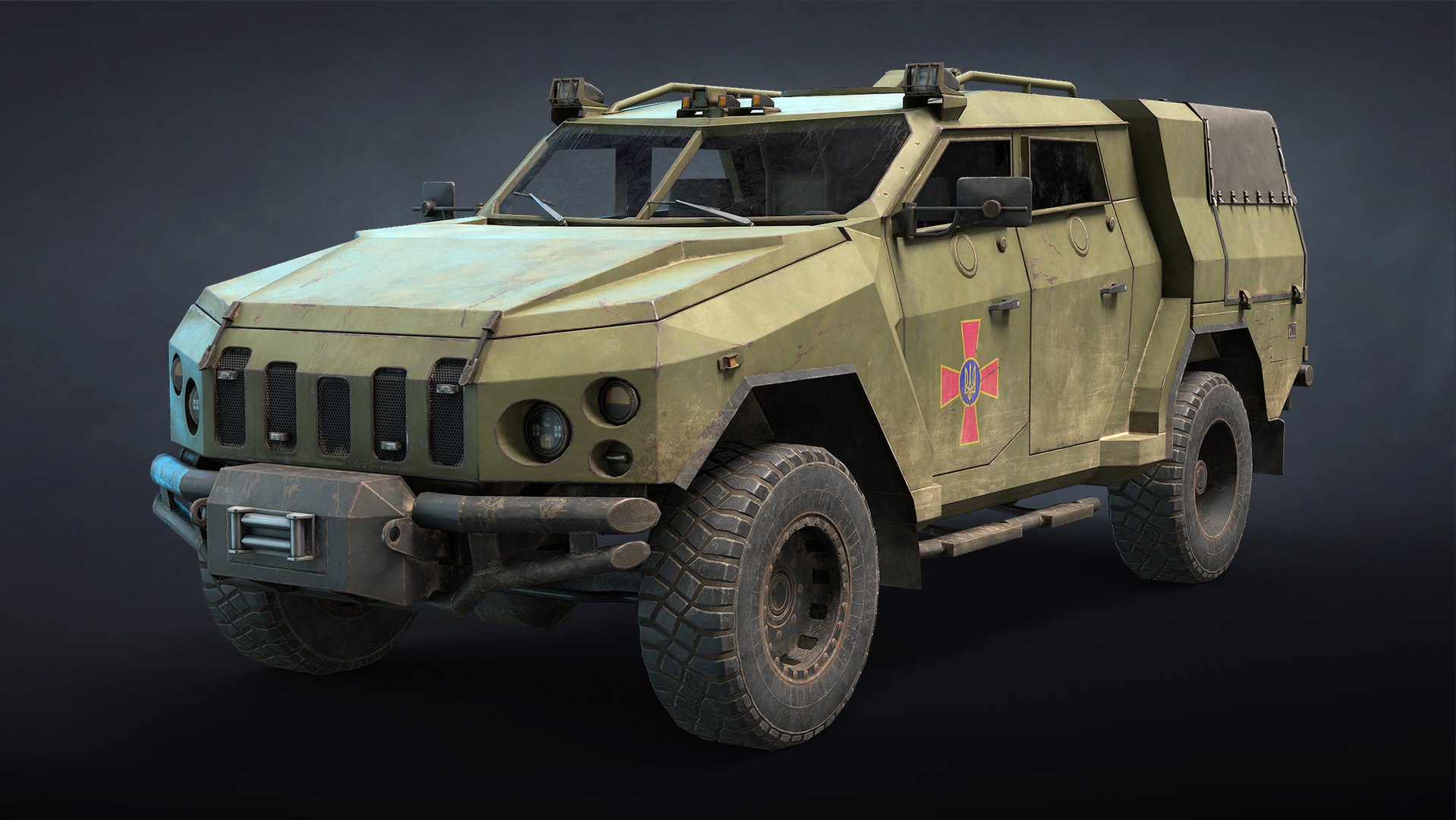 Novator Ukrainian Armored Vehicle Modelo 3D - TurboSquid 1897299