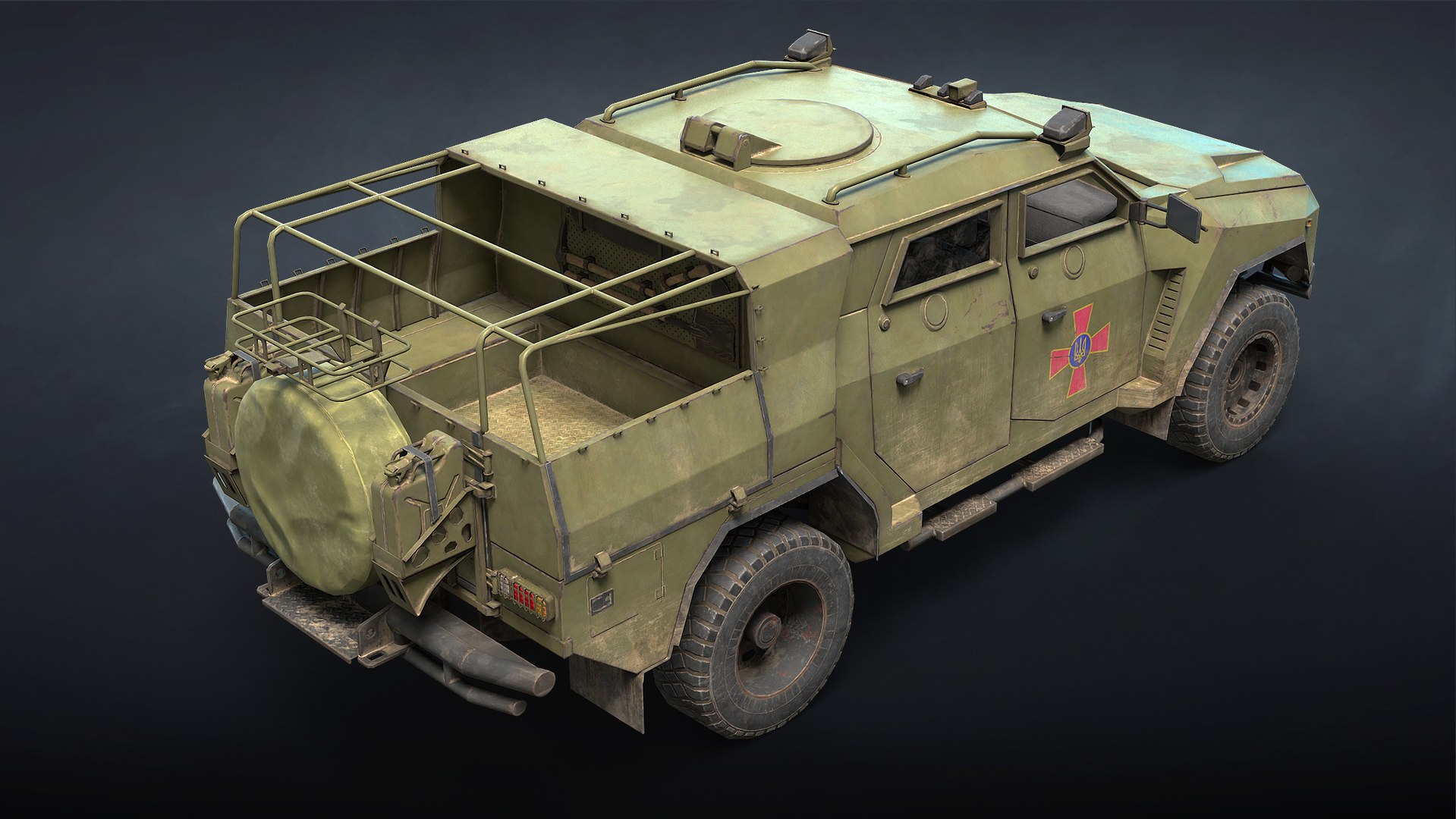 3D Novator Ukrainian Armored Vehicle Model - TurboSquid 1897299