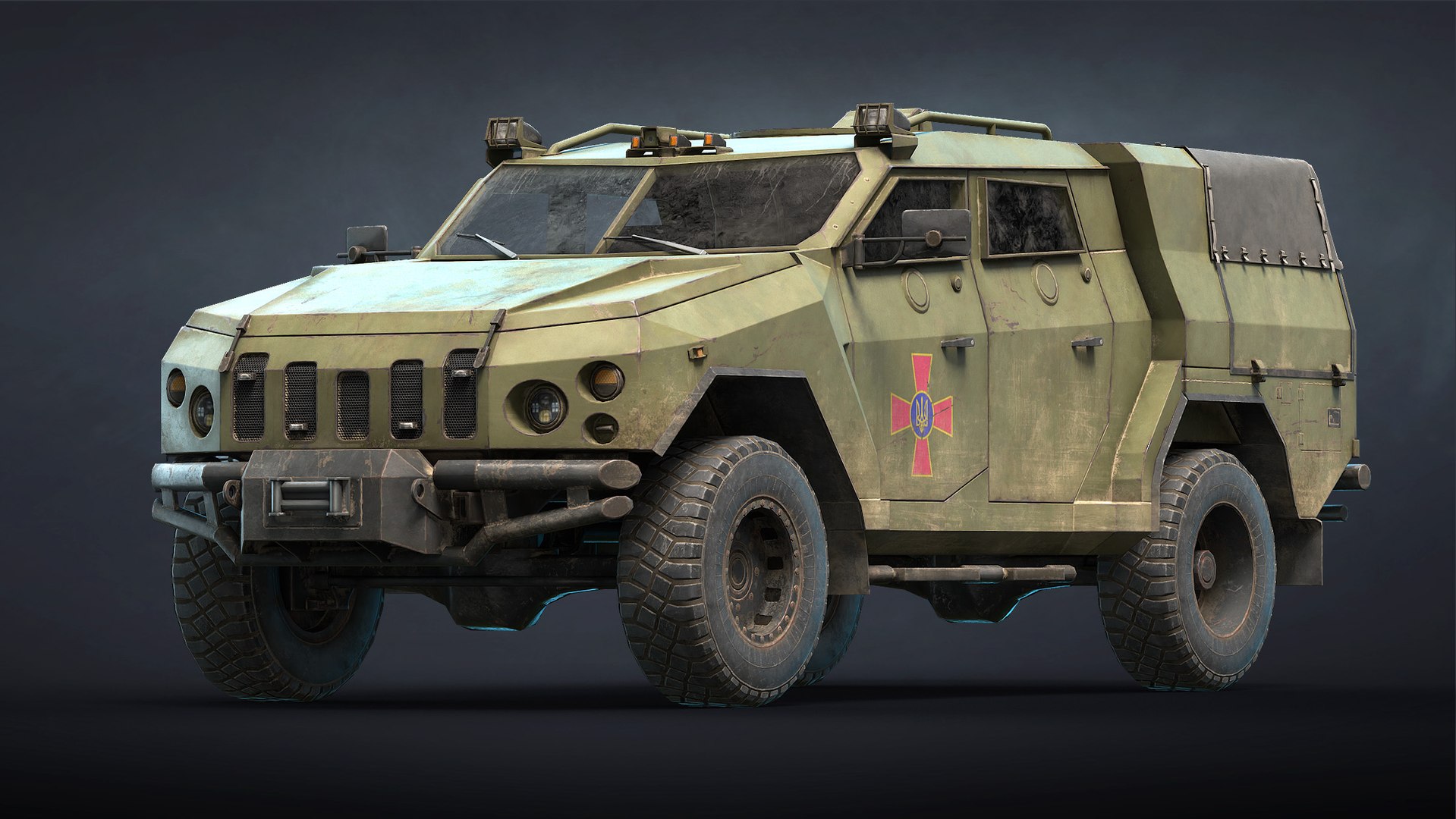 3D Novator Ukrainian Armored Vehicle Model - TurboSquid 1897299